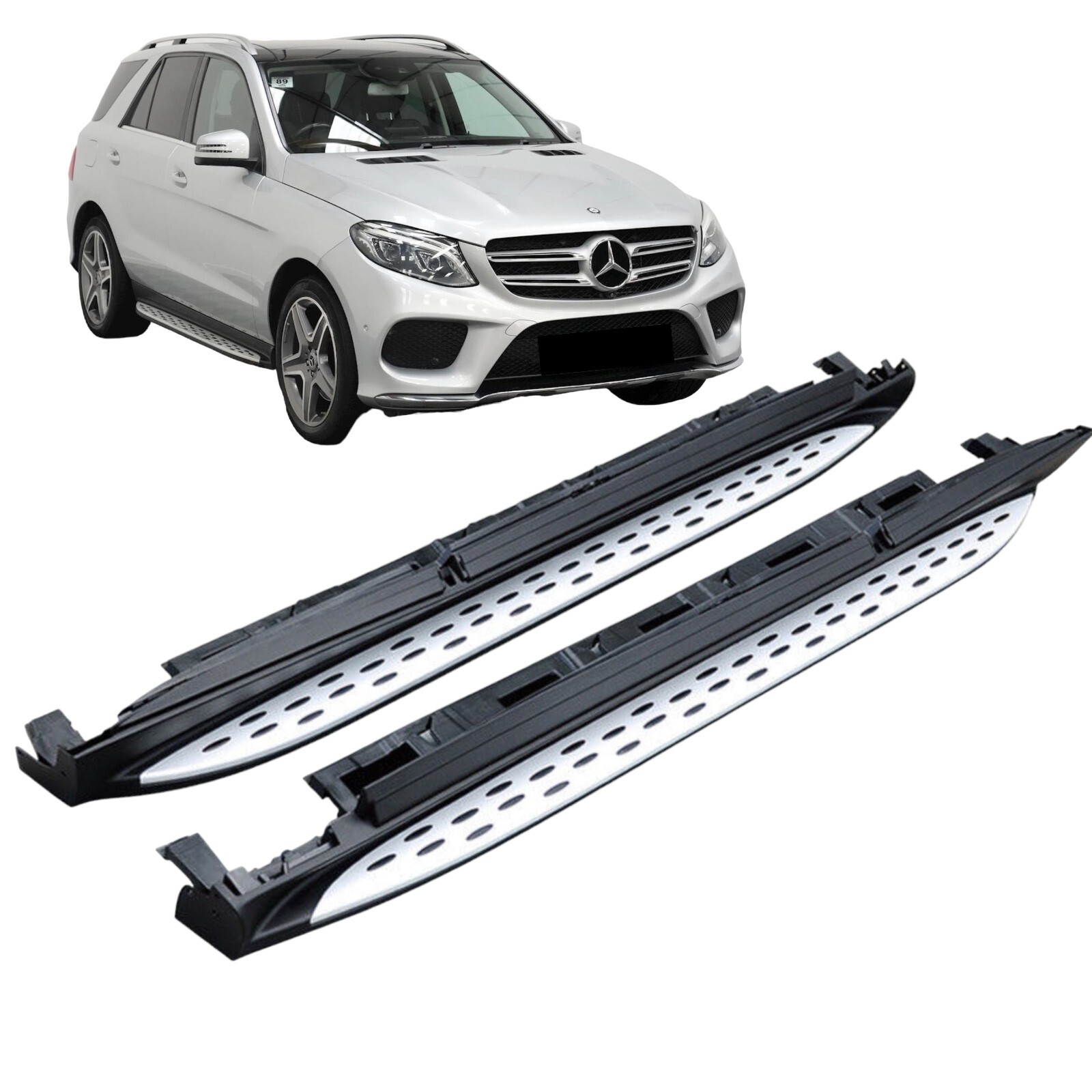 Mercedes Benz ML GLE Side Steps Running Boards 5 Door W166 2012-2015 OE ...