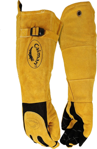 Premium Split Deerskin Mig/Stick Welding Gloves with Fleece/Foam ...