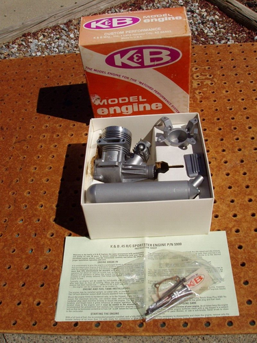 K&B Racing Model Engine No. 5900 .45R/C Sportster w/ Box for sale ...