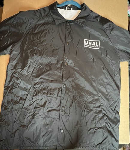 URAL Sidecar Motorcycle Beimar Windbreaker Raincoat Jacket 2XL Blk | eBay