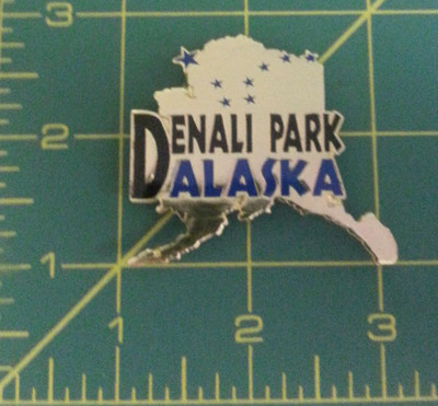 Denali National Park Alaska, Metal Magnet State Shaped, beautiful ...