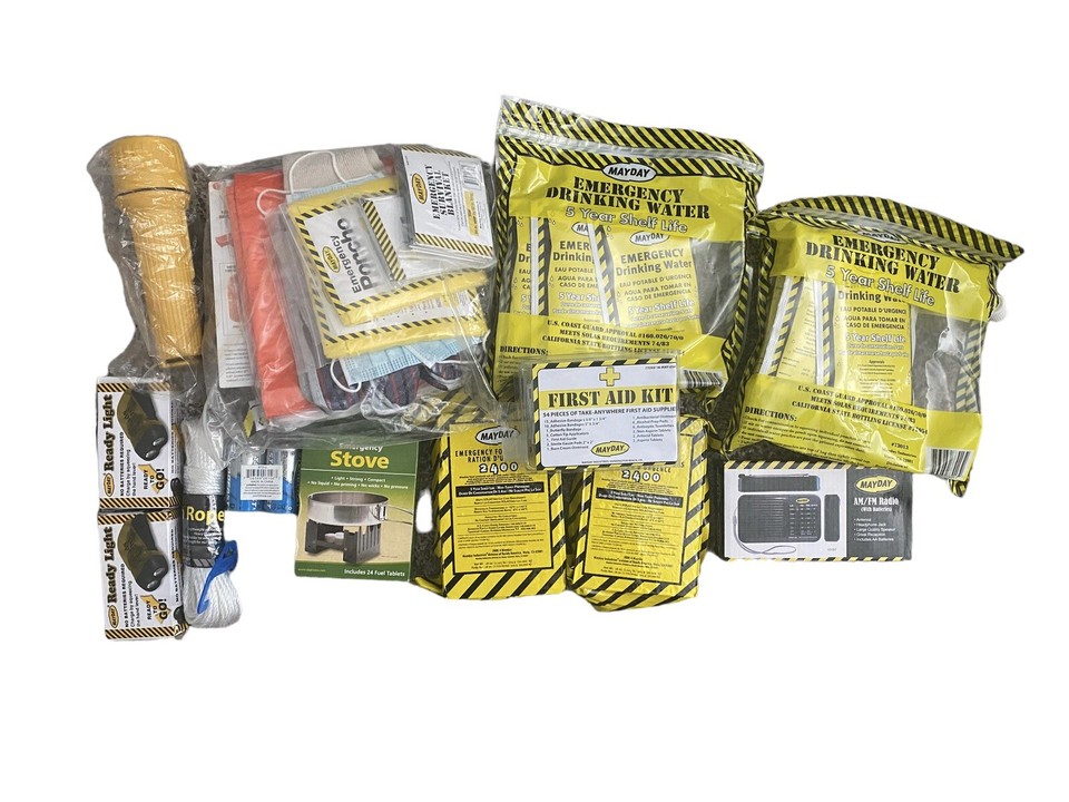 2 Mayday Deluxe 2 Person Survival Kit (2 Backpacks) | eBay