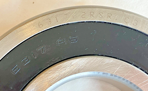 6317 2RSR C3 ; NKE Deep Groove Radial Ball Bearing - 85x180x41mm / 6317 ...