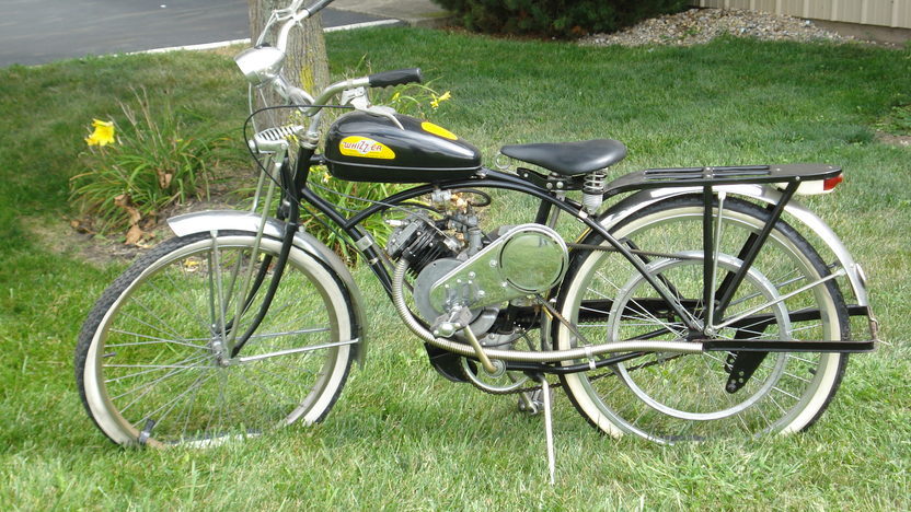 Whizzer H Schwinn 1940's 1950's bicycle motor vinyl decal exact set 4 ...