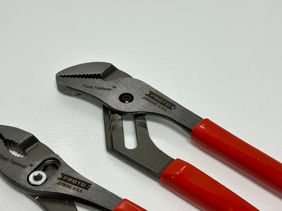 NEW Proto Tools USA 4pc Pliers Set, Needle, Diagonal Cutters, Slip ...