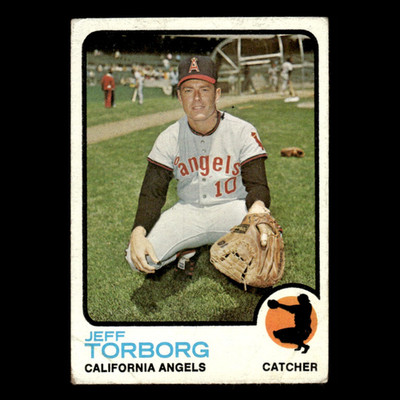 Jeff Torborg #154 1973 Topps California Angels Baseball Card MLB VG | eBay