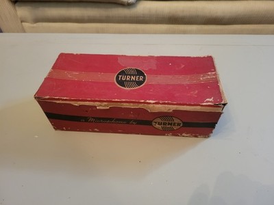 Turner M+3B Vintage Microphone With Original Box | eBay