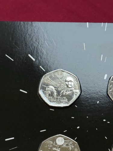 UK Star Wars Character Duos 50p Collector Pack 4 Coin Set 2024 King ...