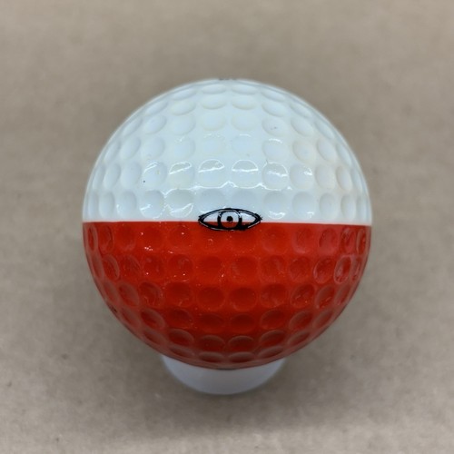 Vintage PING EYE Golf Ball Two Tone RED & WHITE Karsten #1 | eBay