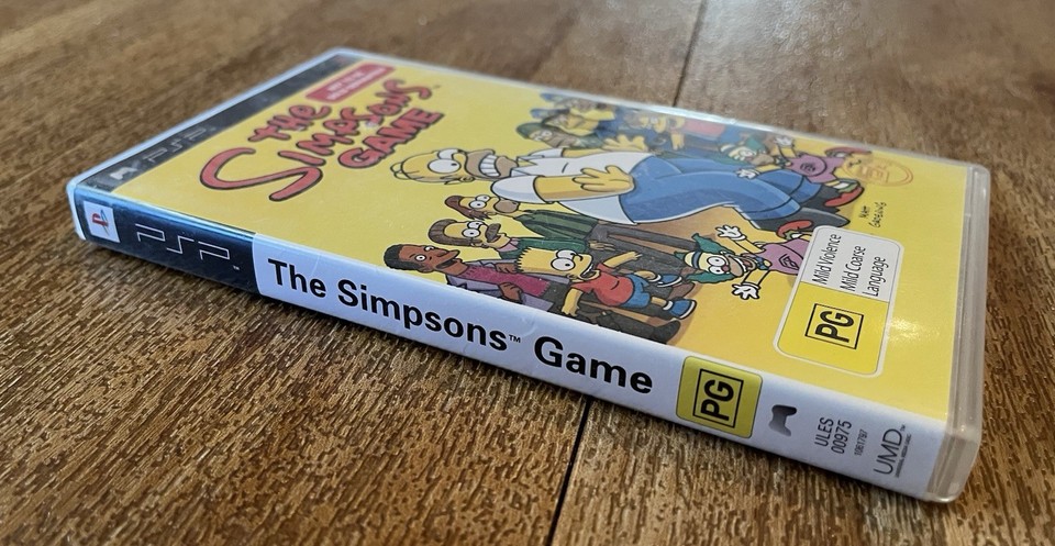 The Simpsons Game Sony PSP Game PAL - Tested Working | eBay Australia
