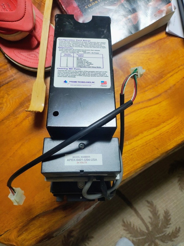 1 apex/Pyramid 5401 24v Mdb Bill Acceptor | eBay
