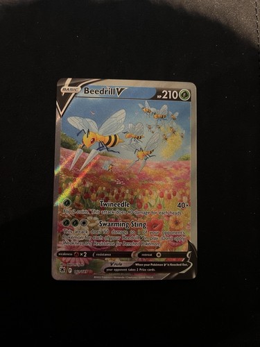 Beedrill V (Alternate Full Art) 161/189 Swsh10: Astral Radiance Holo ...