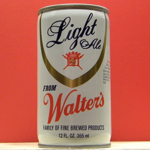 Walter's Light Ale Beer 12 oz "Crimped" Can Eau Claire Wisconsin Higher ...
