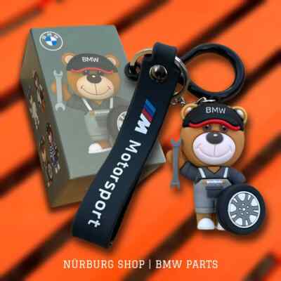BMW M Motorsport bear key ring in a mechanic suit for BMW fans | eBay