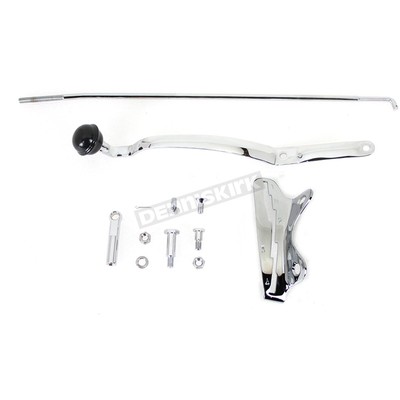V-Twin Manufacturing Chrome Left Side Tank Hand Shifter Lever Kit - 22 ...