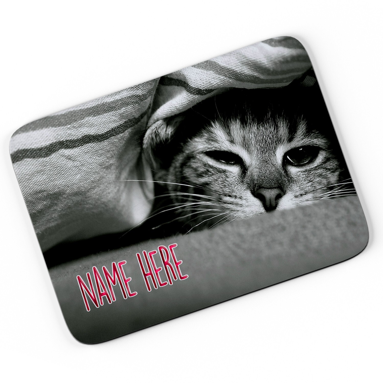 Personalised Mouse Mat Kitten Computer Mouse Pad PC Cute Cat Custom ...