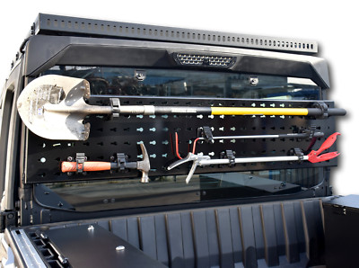 Polaris Ranger XD 1500 Rear Window Headache Rack | Aluminum | Black ...