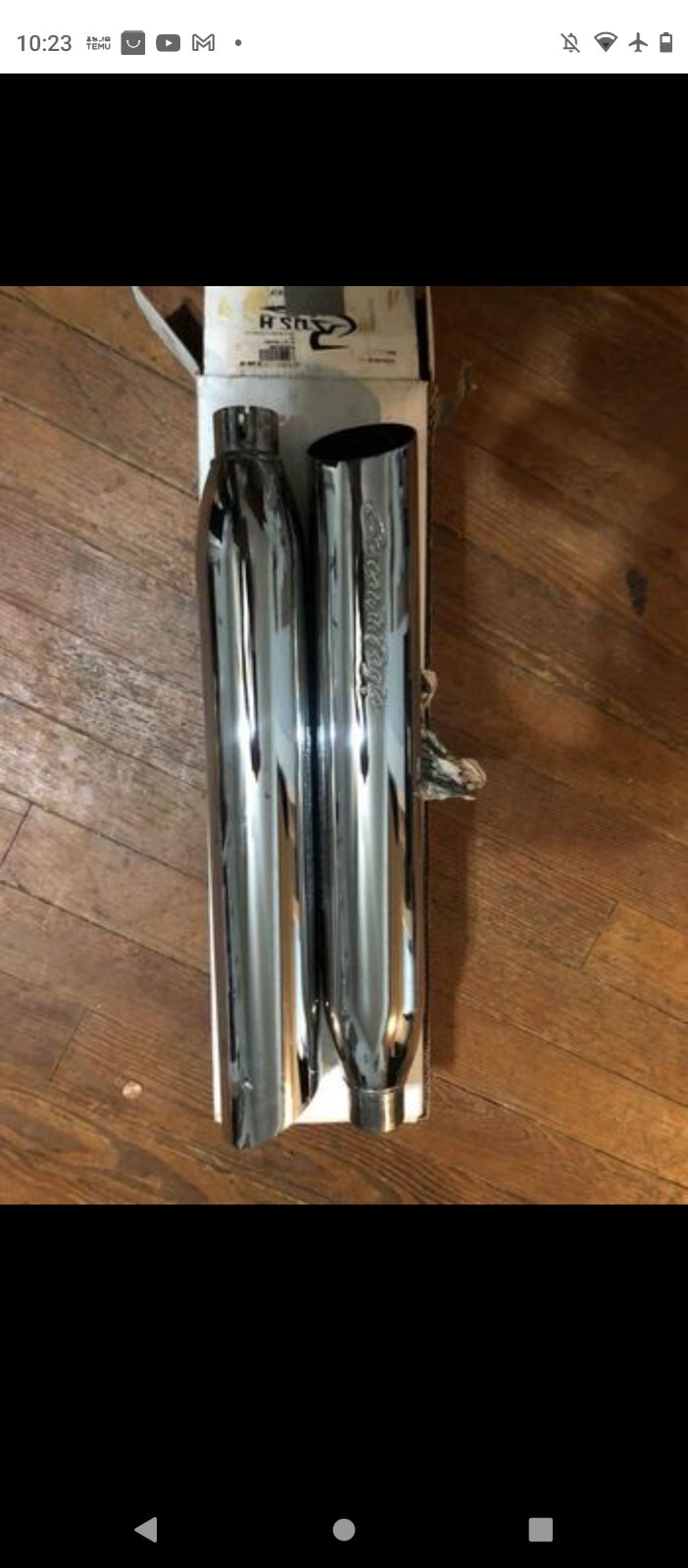 03 Harley Davidson 103ci Screaming Eagle Slip On Exaust W/ Baffles | eBay