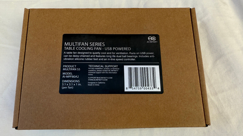 1x Twin Pack AC Infinity MULTIFAN S5, Quiet Dual 80mm USB Fans | eBay
