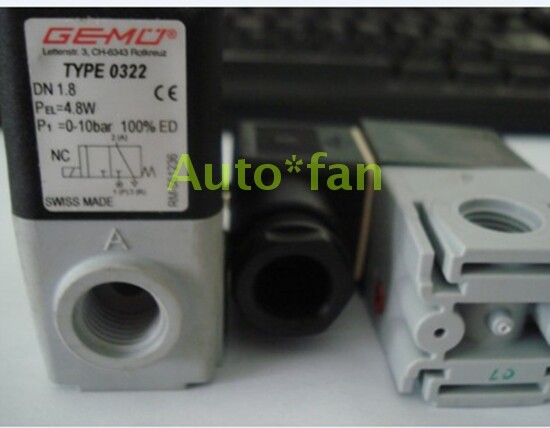 GEMU Fritz-Muller D-74653 Ingelfingen TYPE 0324 24V 4.5W 10Bar Solenoid ...