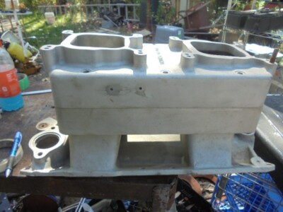 Aluminum Tunnel Ram Intake SBC Edelbrock TR1 BREADBOX IHRA NHRA RAT ROD ...