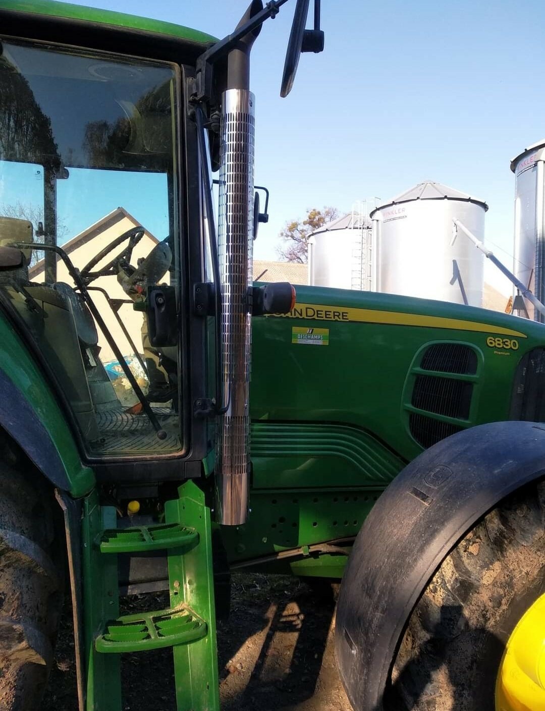 Exhaust Pipe for John Deere AL164277,AL155688+L168524 Stainless steel ...