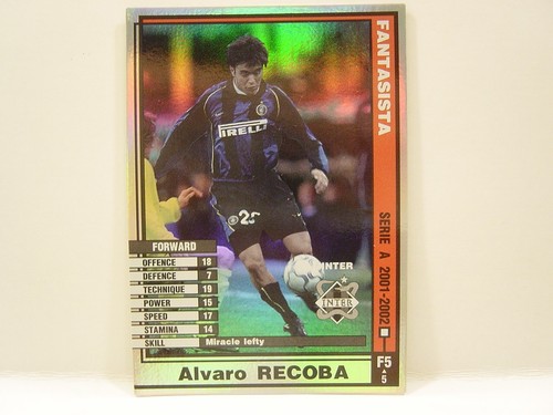 Panini WCCF 2001-02 FA Alvaro Recoba 1976 Uruguay No.20 Inter Milano ...