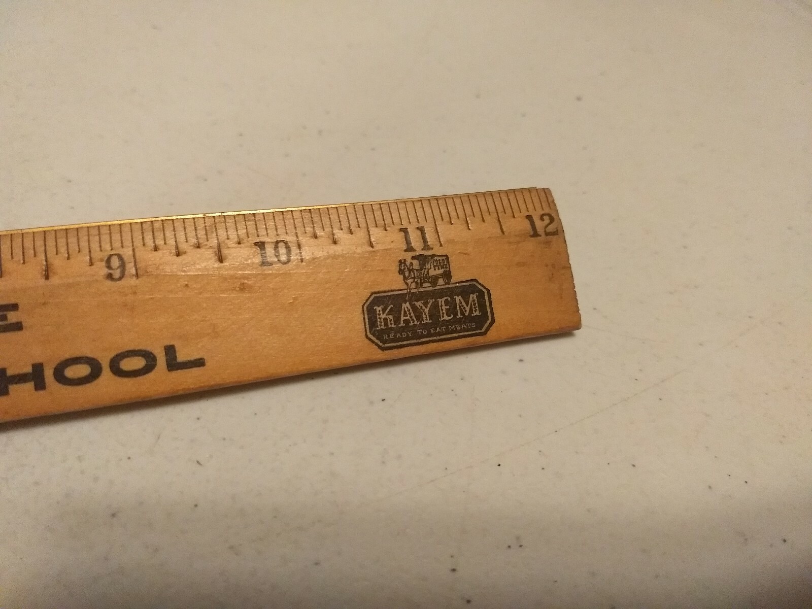 Vintage Kayem Old Tyme Protein Rich Meats Chelsea MA Advertising Wood ...