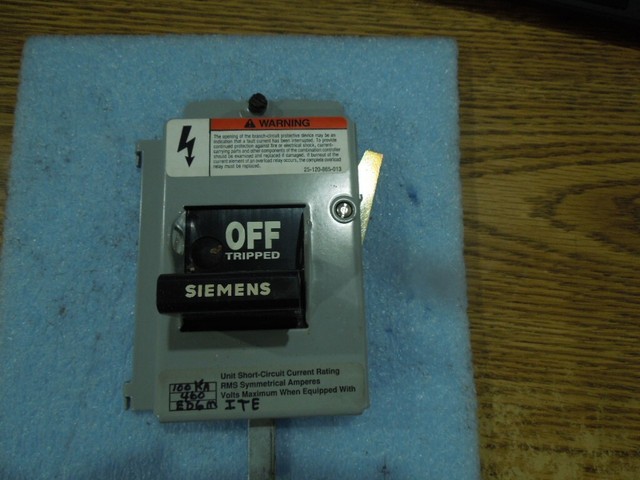 Siemens MCC Handle 25-135-017-529 Circuit Breaker Mechanism for sale ...