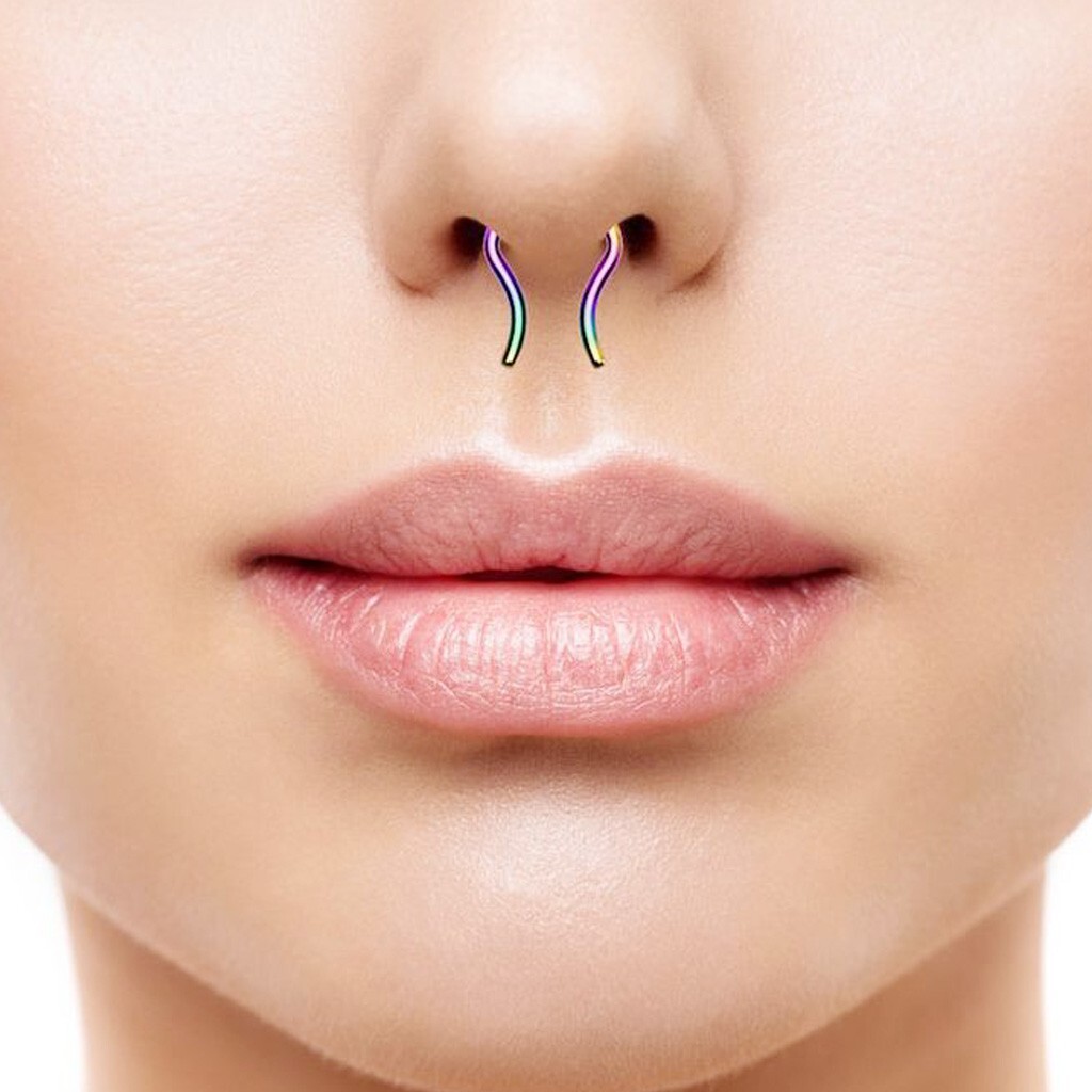 16G 14G 12G 10G IP 316L Surgical Steel Septum Retainer | eBay