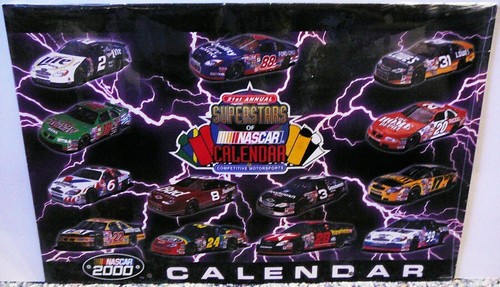 SEALED 2000 SUPERSTARS OF NASCAR CALENDAR BY COMPETITIVE MOTORSPORTS | eBay