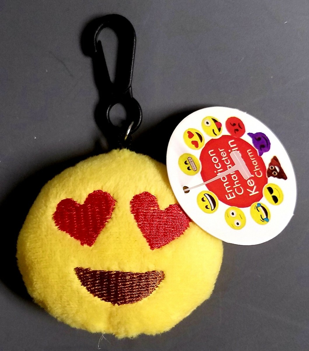 Guess The Emoji Star Gun Bomb Plush Emoji Keychain Backpack Charm
