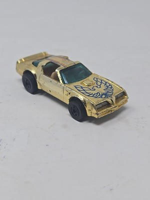 HOT WHEELS 1977 Trans AM Golden Machines Hot Bird Gold Chrome loose ...