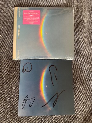 COLDPLAY "MOON MUSIC" SIGNED CD ON CARD NEW / CD DÉDICACÉ SUR CARTE ...