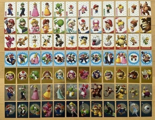 Panini Super Mario Trading Cards Karte 1 - 252 aus allen aussuchen ...