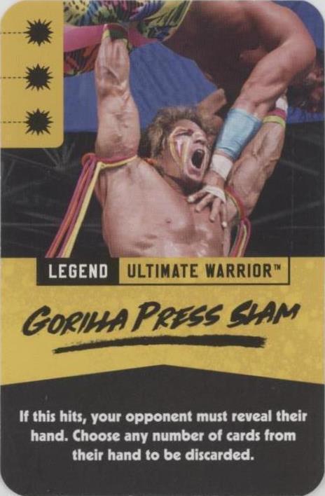 2020 WWE Legends Royal Rumble Card Game - Ultimate Warrior for sale ...