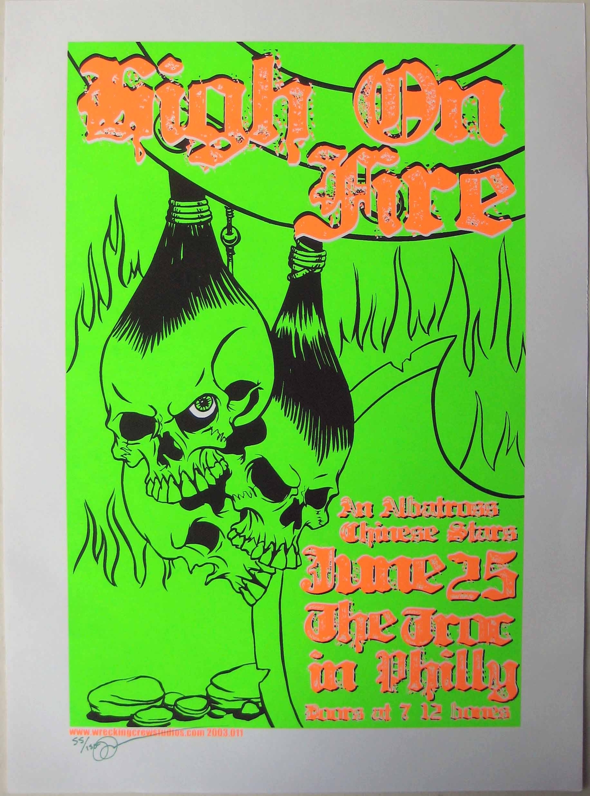 High On Fire Concert Poster 2003 | eBay