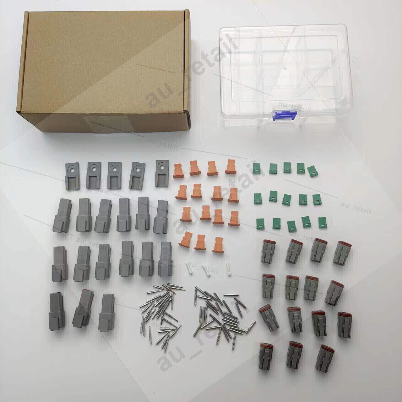 245PCS Deutsch Kit DT 2 Way Series Connector Plug Waterproof Auto ...