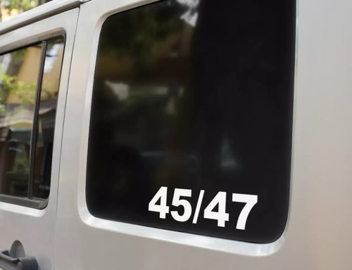 Trump 45 47 President Truck v1 Vinyl Cut Decal - Outdoor Indoor Sticker ...