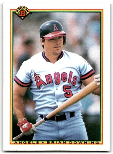 1990 Bowman Baseball Card Brian Downing California Angels #294 | eBay