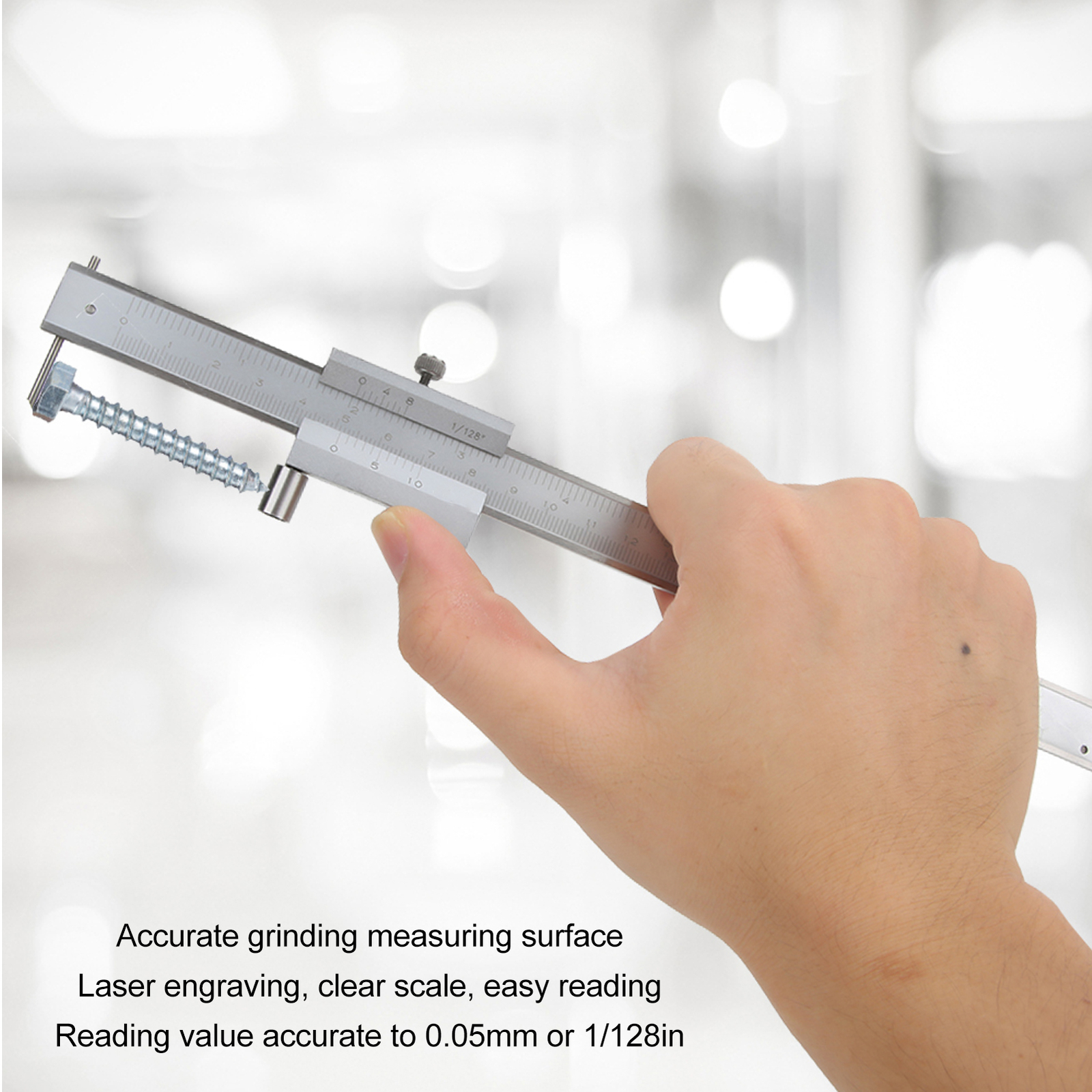 Parallel Caliper 0‑200mm Vernier Calipers Marking Gauge Stainless Stee ...