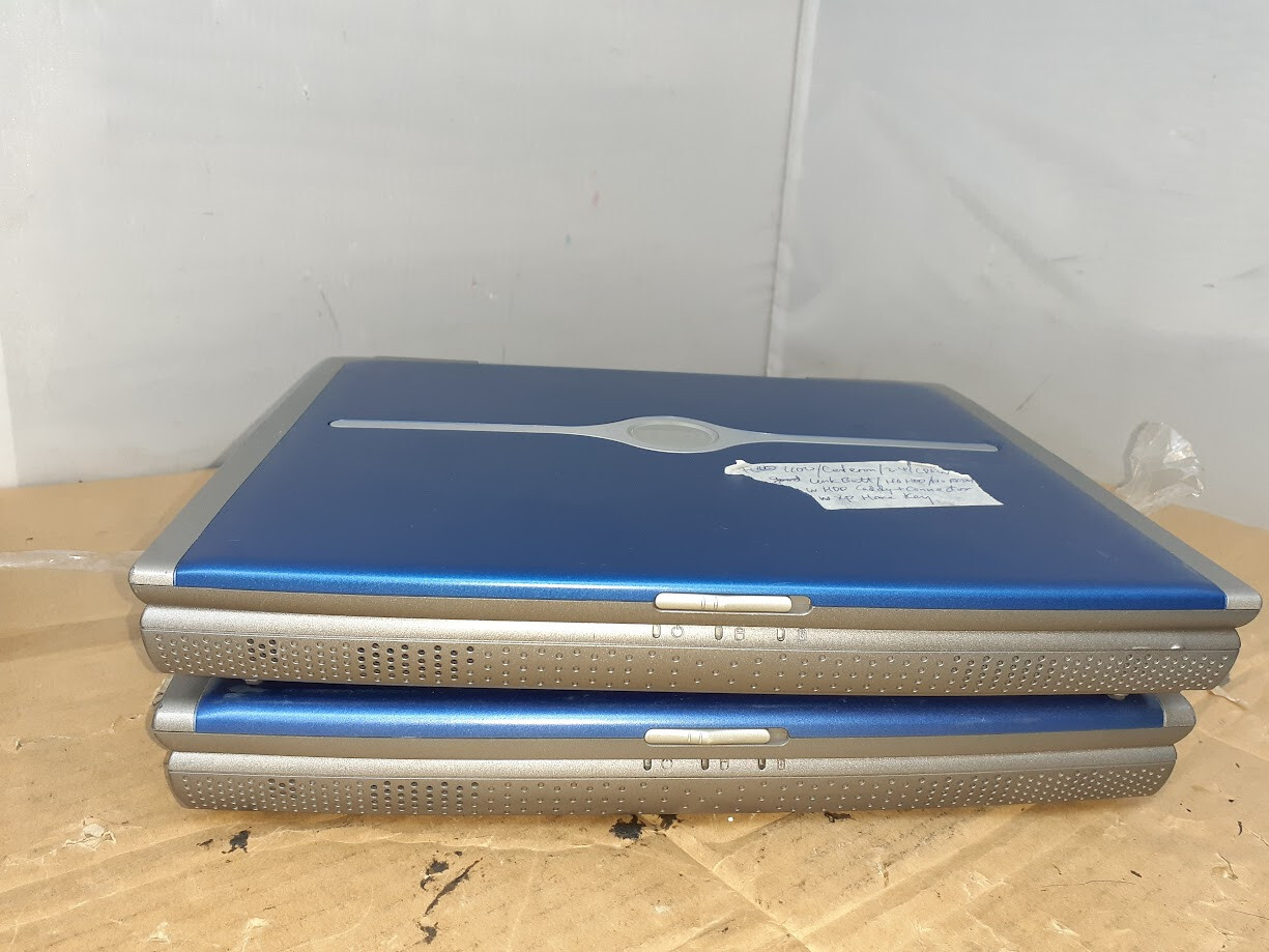 Lot of 2 Dell Inspiron 1100 Laptop Intel Pentium no ram & hdd | eBay