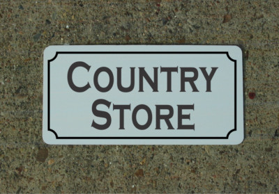 Country Store Metal Sign | eBay