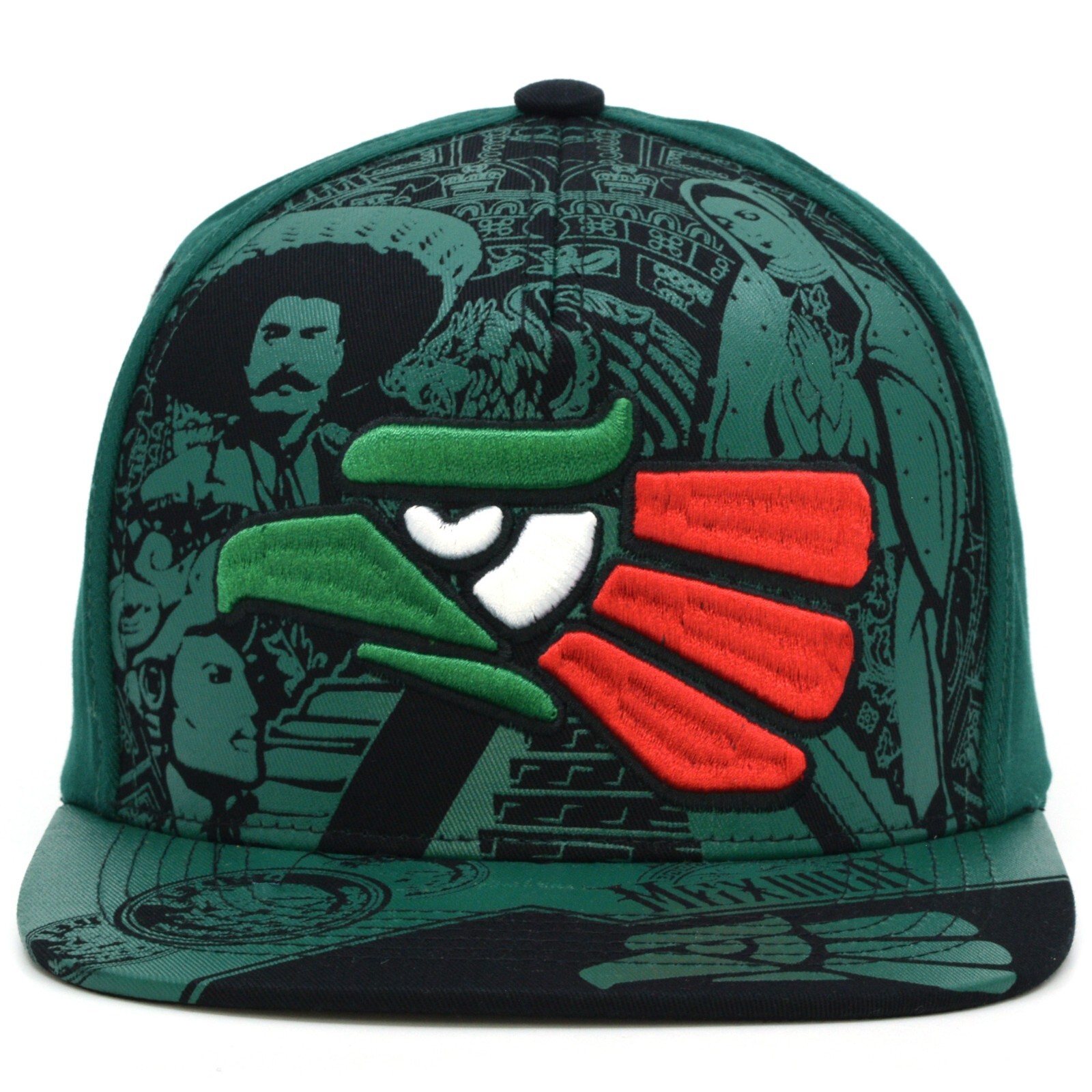 Mexican New TL Mexico Eagle Snapback Hat Flat MEX Adult Baseball Cap | eBay