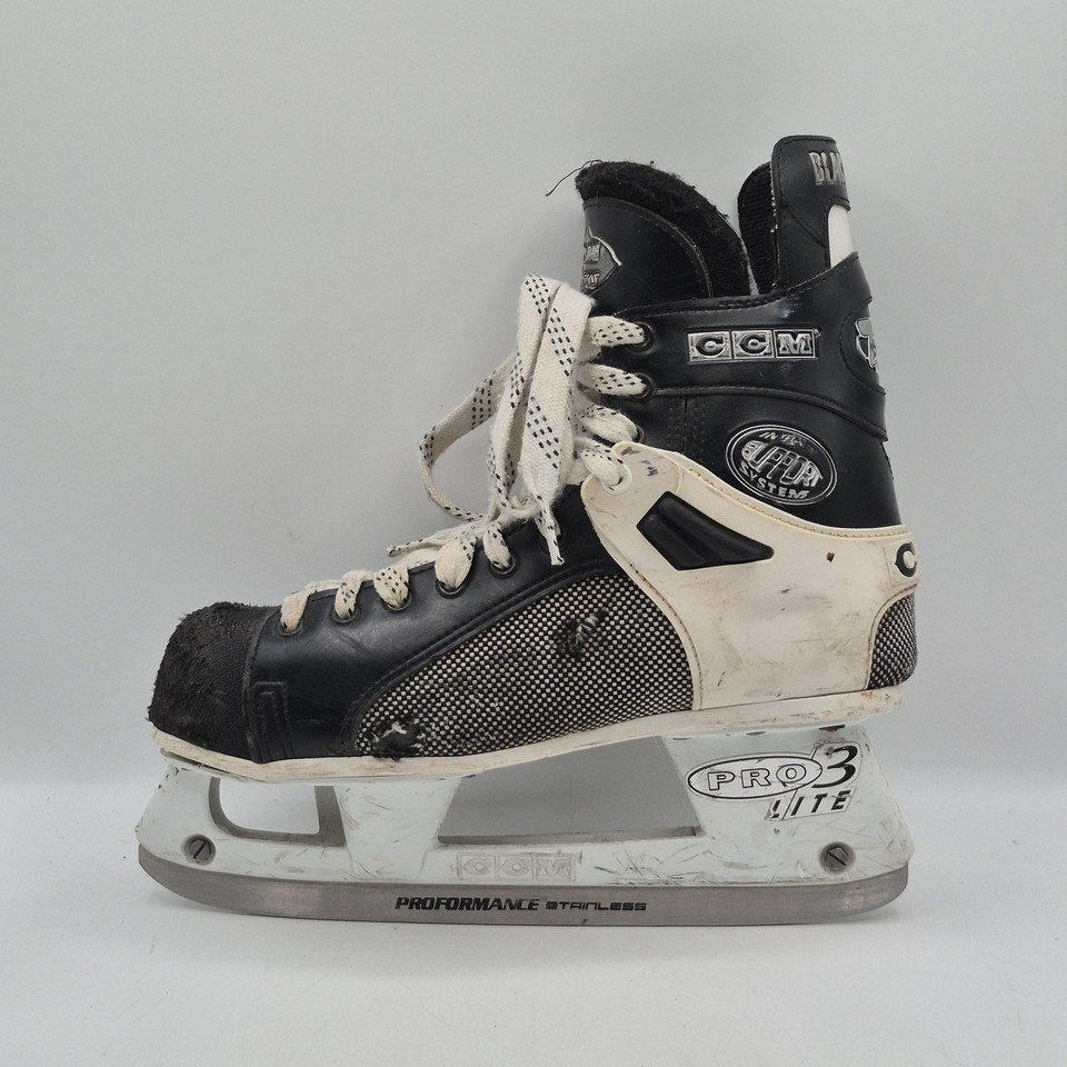 Vintage CCM Black Tacks Ice Hockey Skates Mens 9 Proformance Pro 3 Lite ...