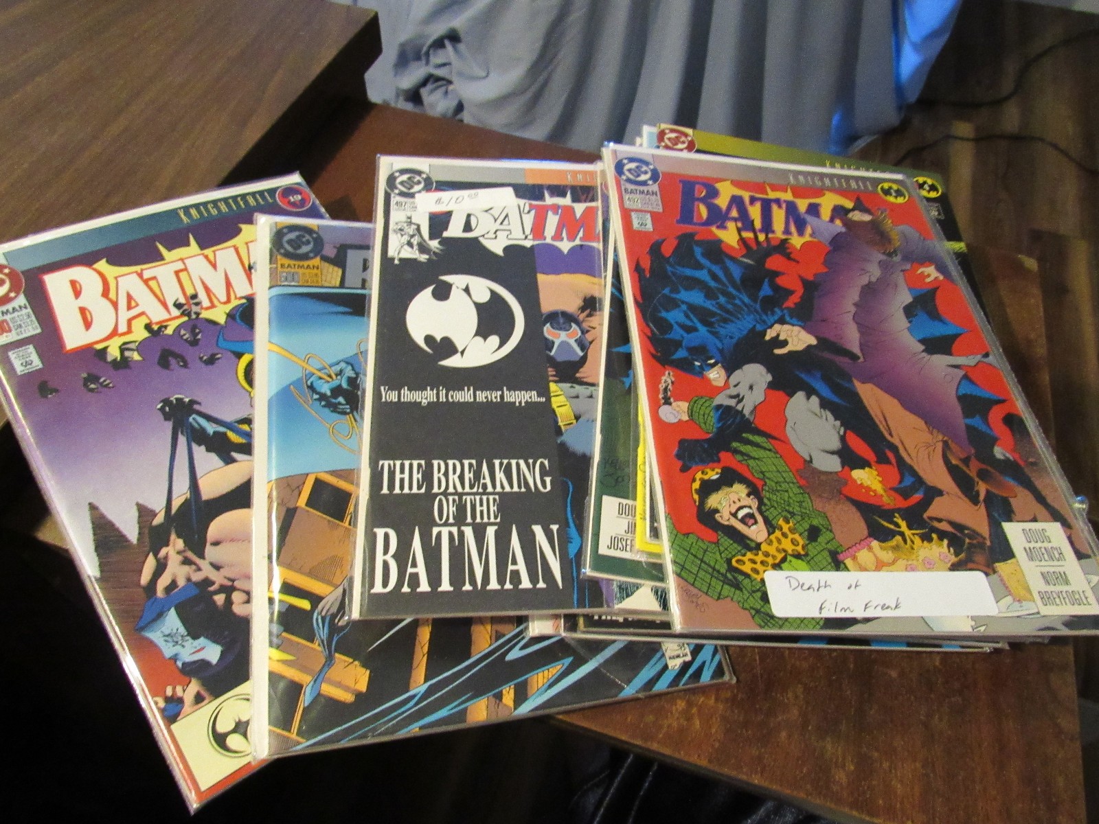 Batman Knightfall Comic Book Complete Set 1-19 Mini Series EPIC EVENT ...