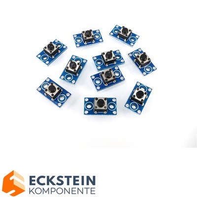 10x Micro Key Taster Micro-Druck-Taster 6x6mm Button sub-miniatur Mikro ...