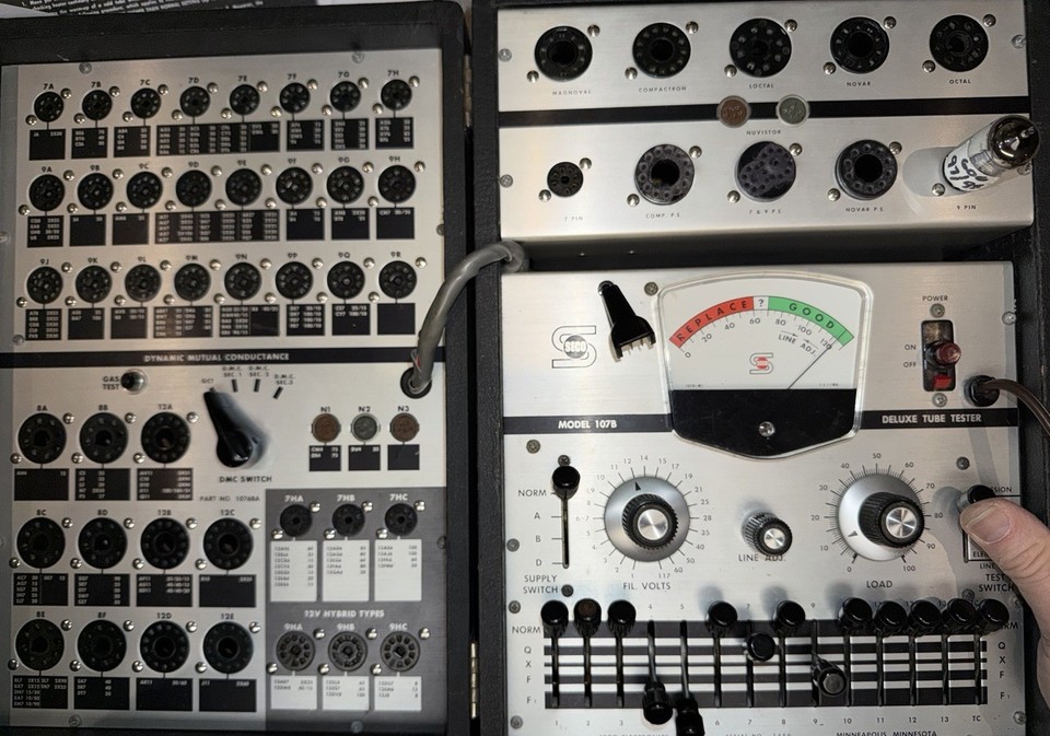 SECO 107B Early 1960s Elaborate High End Tube Tester Checks Both Gm ...