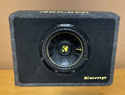 Kicker comp S 10 inch Space Saver Subwoofer Ported Box | eBay