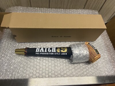 BATCH 19 Pre-Prohibition Style 10 1/2”Lager BEER TAP HANDLE *New In Box ...